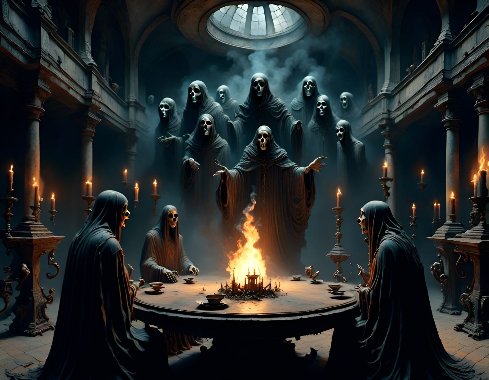 The Conjuring - AI Generated Artwork - NightCafe Creator