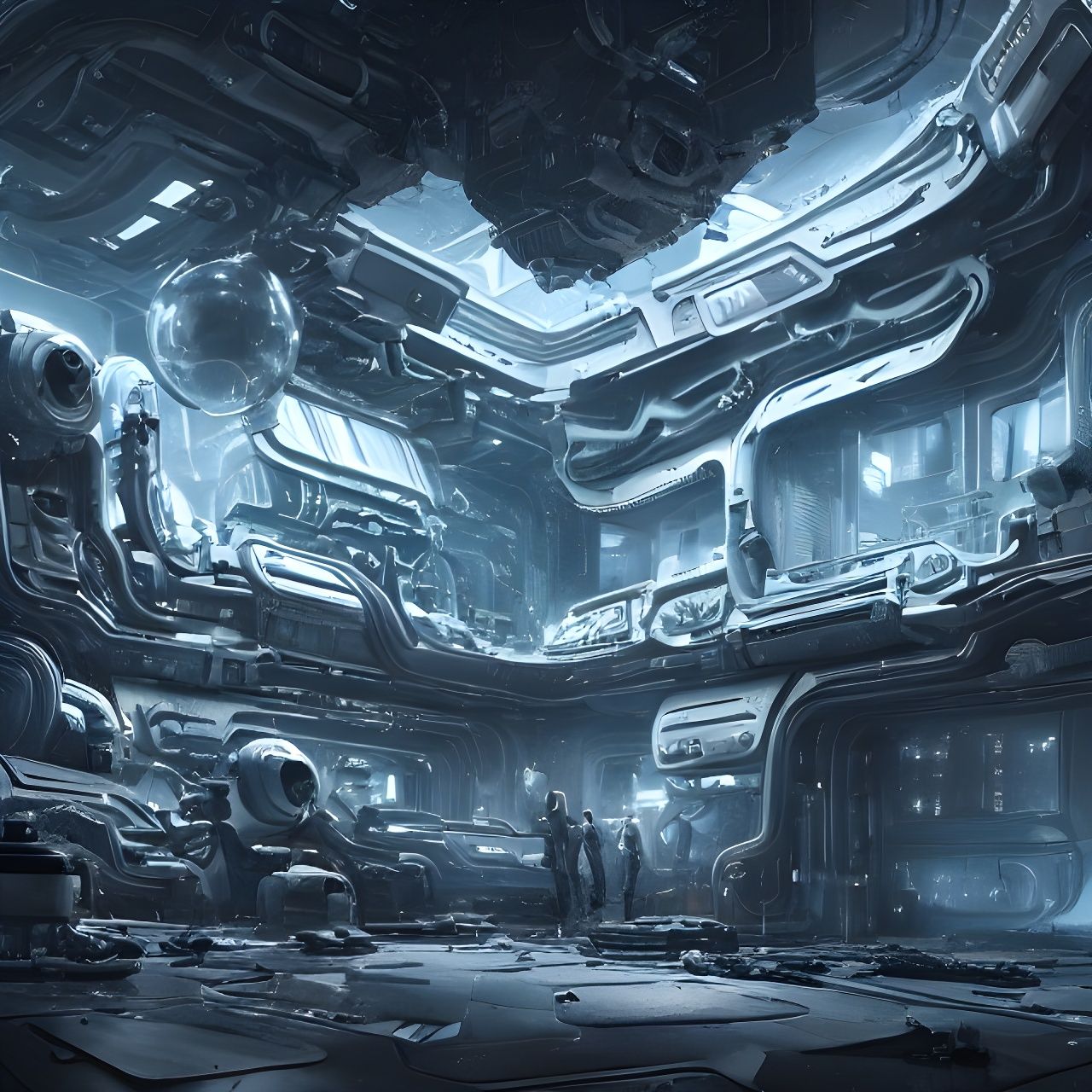 Lab Interior - AI Generated Artwork - NightCafe Creator