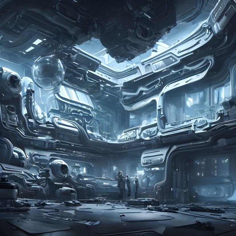 Lab Interior - AI Generated Artwork - NightCafe Creator