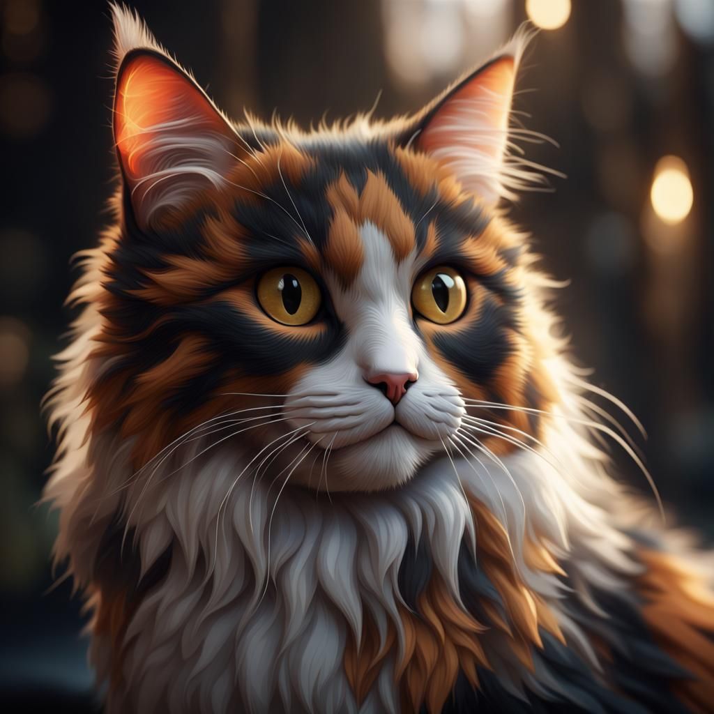 Hello Calico - AI Generated Artwork - NightCafe Creator