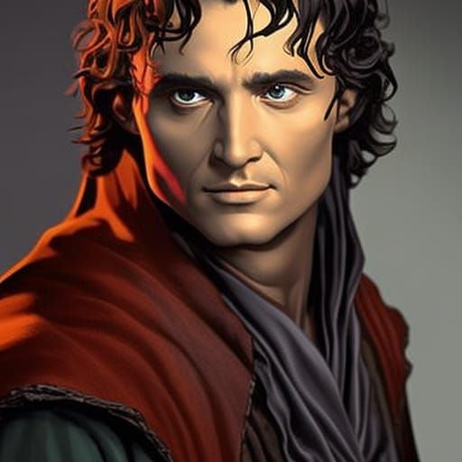 Frodo baggins portrait - AI Generated Artwork - NightCafe Creator