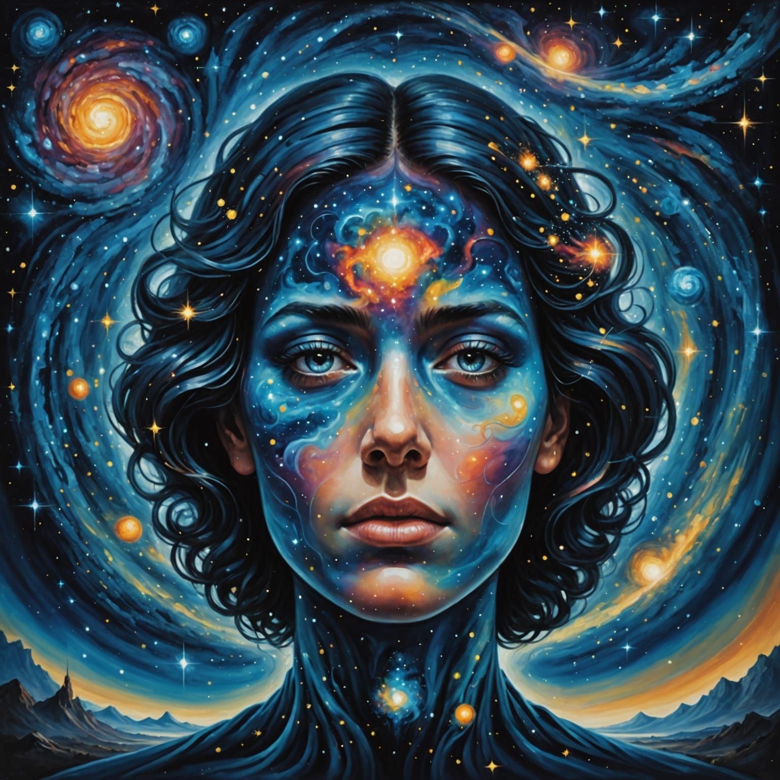 The journey of the soul merging with the infinite.