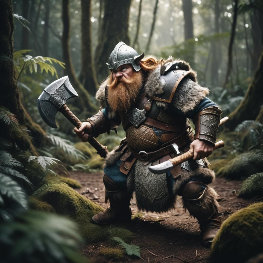 Dwarf Warrior - AI Generated Artwork - NightCafe Creator