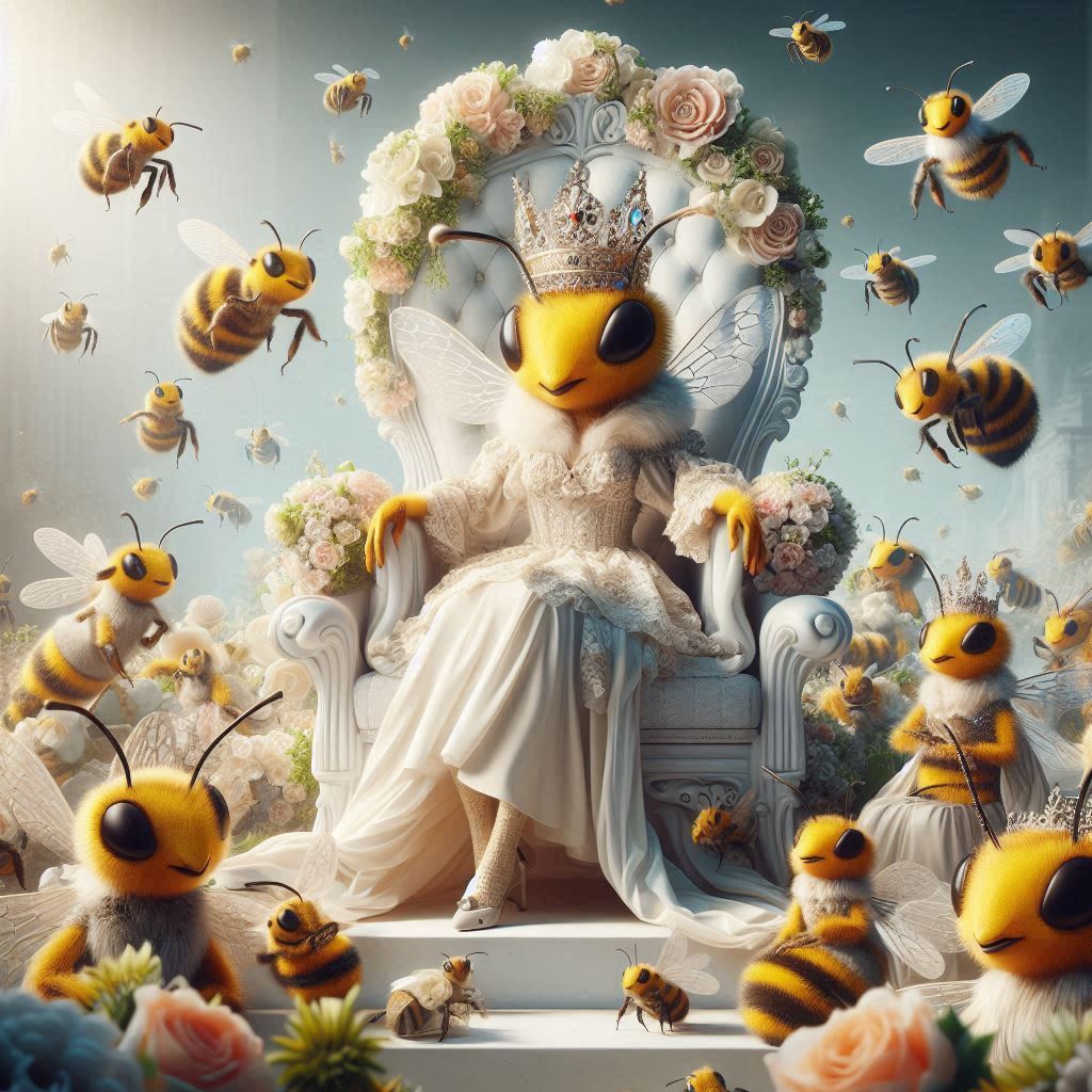 The queen bee - AI Generated Artwork - NightCafe Creator