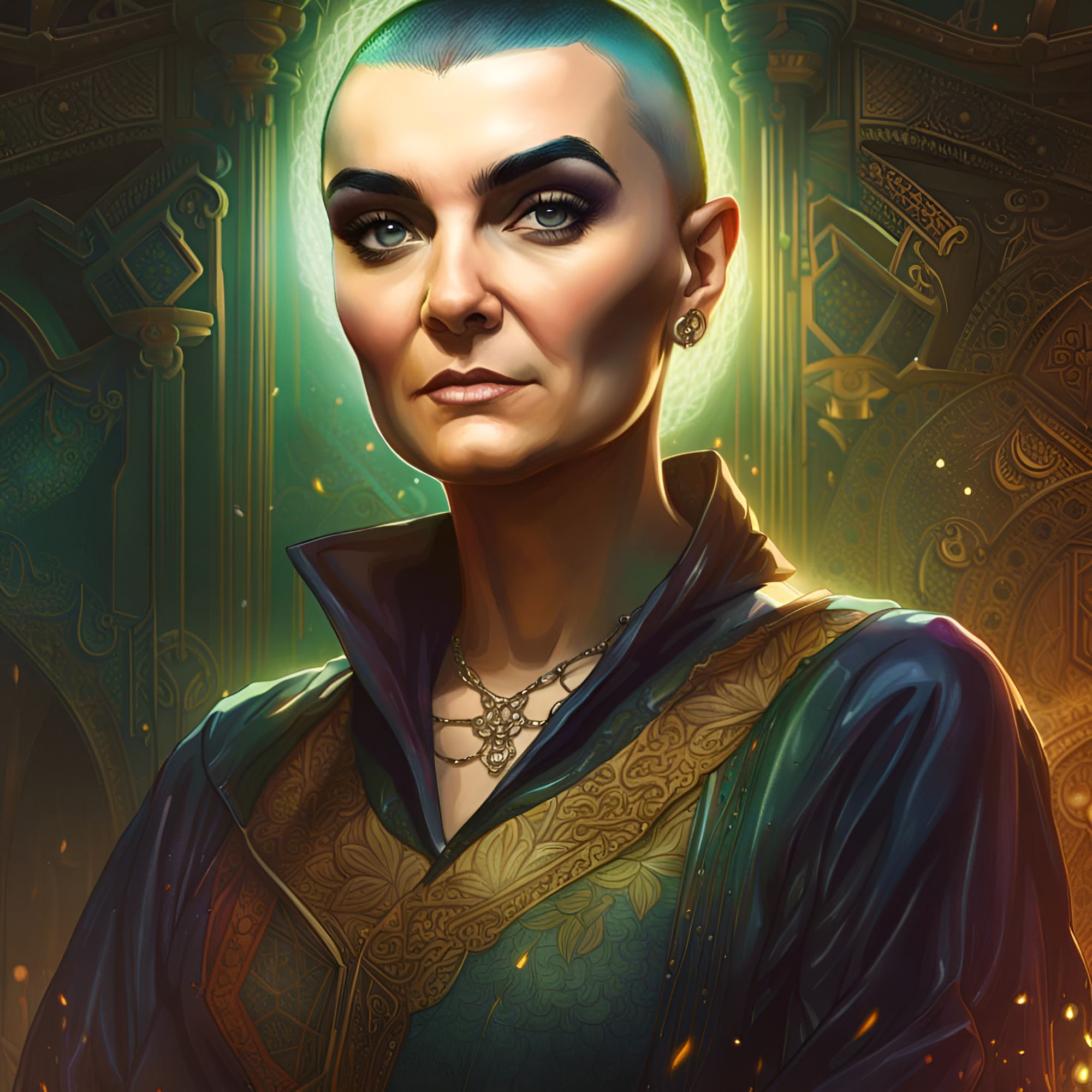 RIP Irish music legend Sinead O'Connor : r/nightcafe