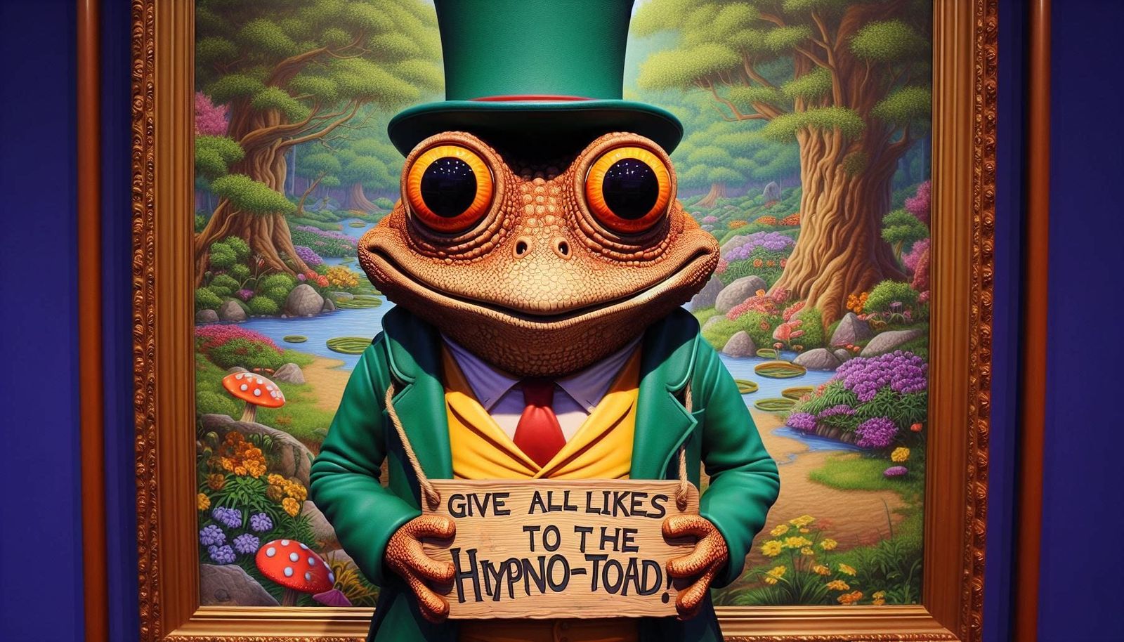 Give all likes to the Hypno-Toad! - AI Generated Artwork - NightCafe ...