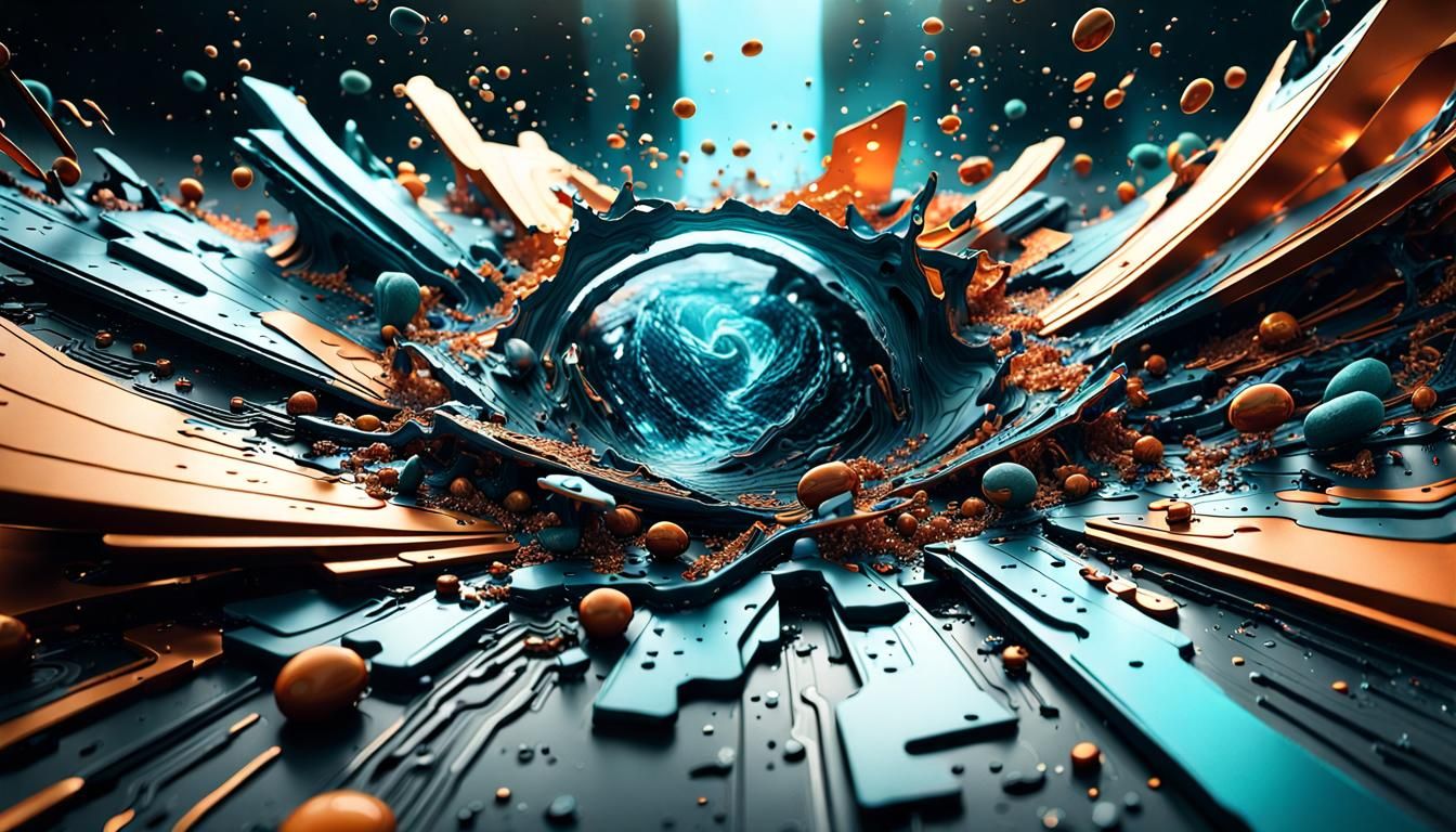 Macro hyper realistic photography, short frame, acetate render, organic ...