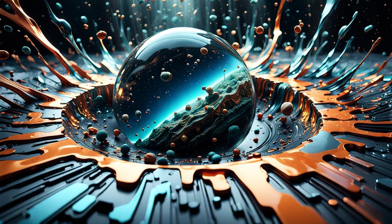 Macro hyper realistic photography, short frame, acetate render, organic ...
