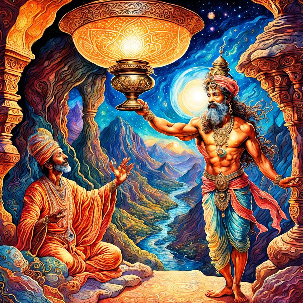 Genie Cave - AI Generated Artwork - NightCafe Creator