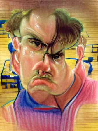 Portrait of an angry gym teacher in 1992 - AI Generated Artwork ...