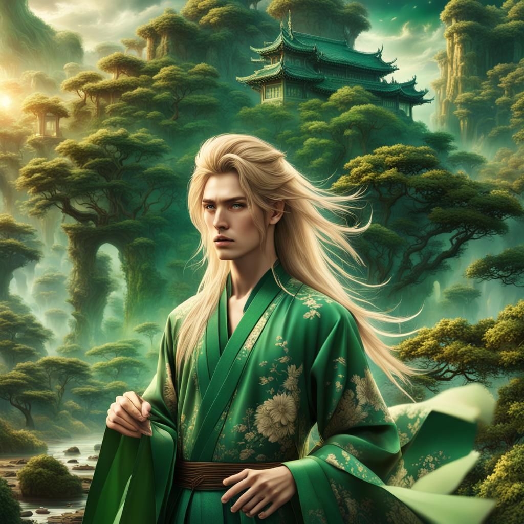 Japanese Elf Kingdom - AI Generated Artwork - NightCafe Creator