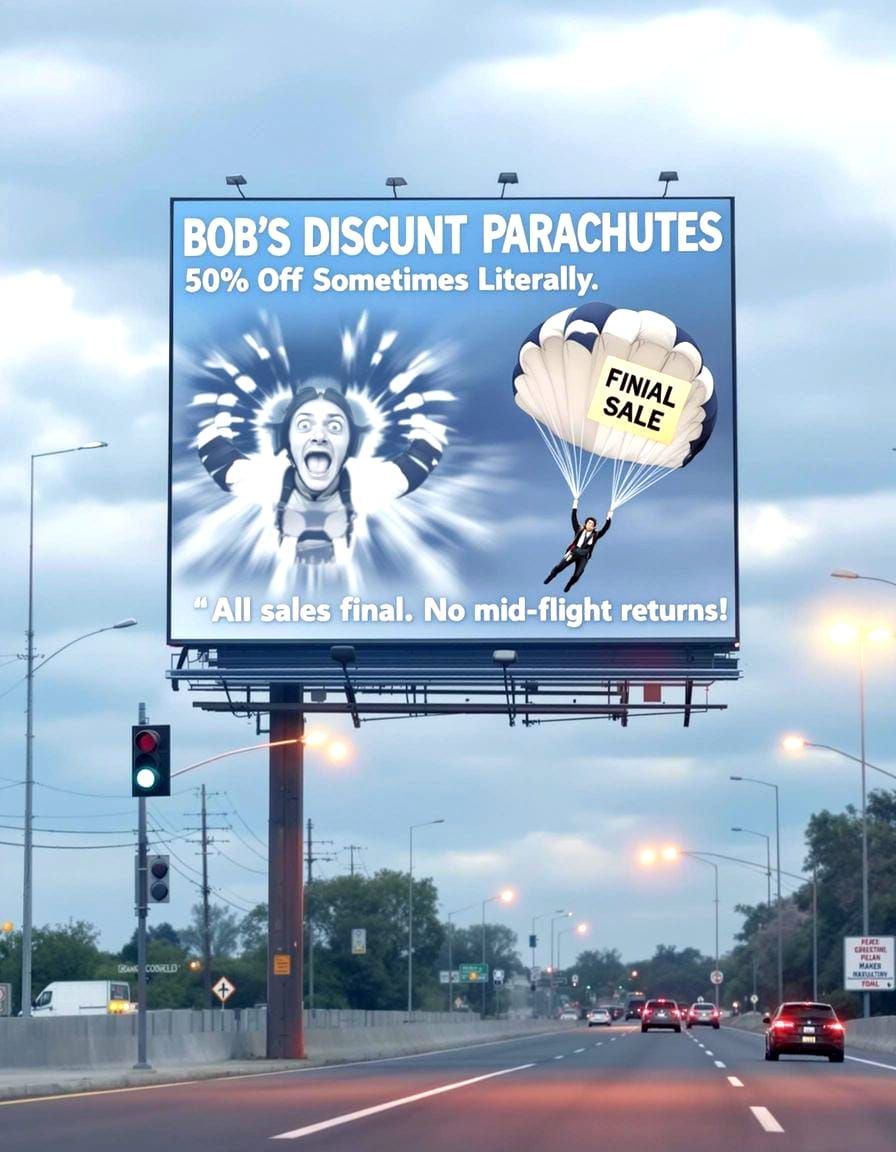 Silly billboard - Silly billboard