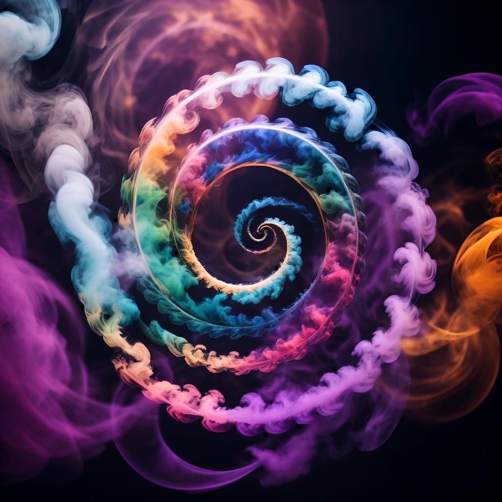 colorful smoke - AI Generated Artwork - NightCafe Creator