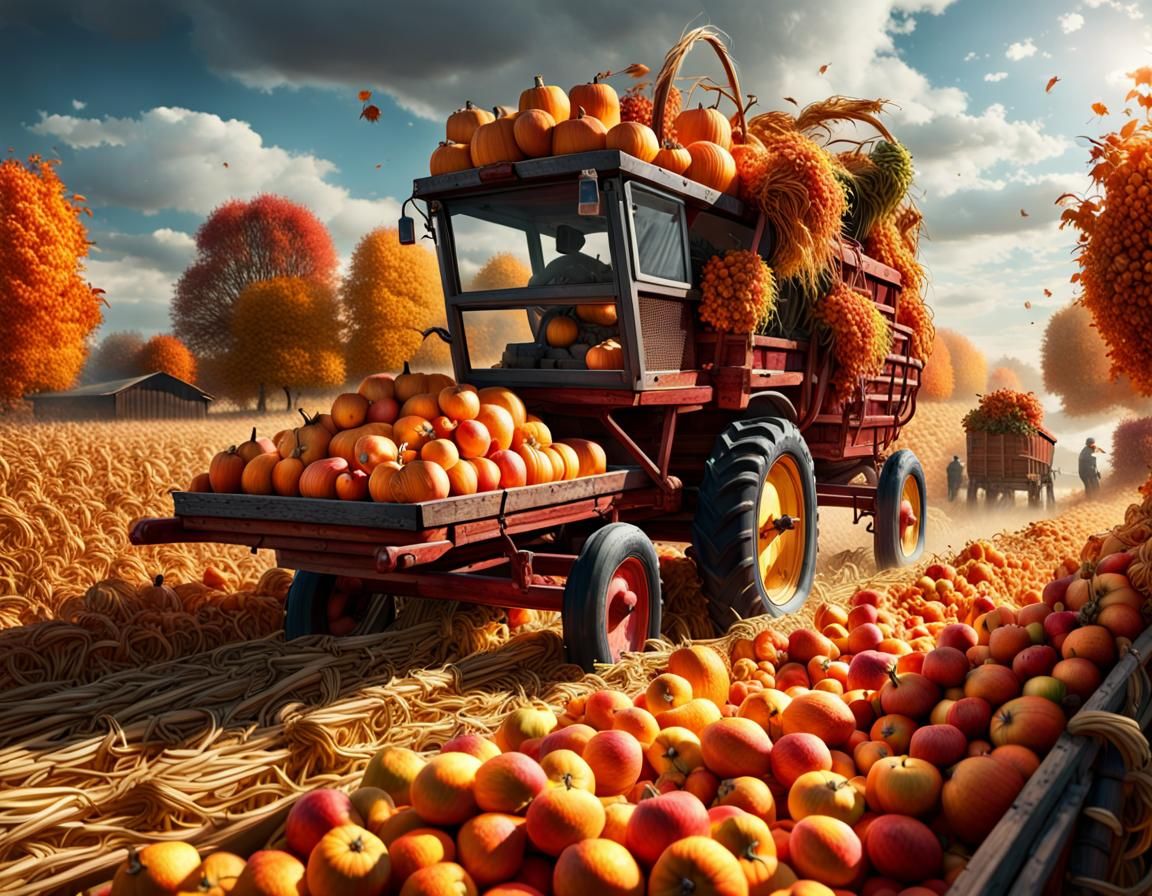 fall harvest #3 - AI Generated Artwork - NightCafe Creator