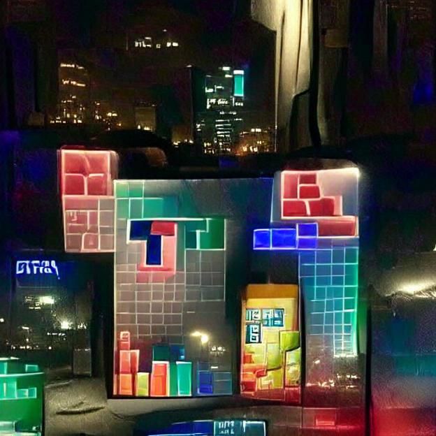 Tetris - AI Generated Artwork - NightCafe Creator