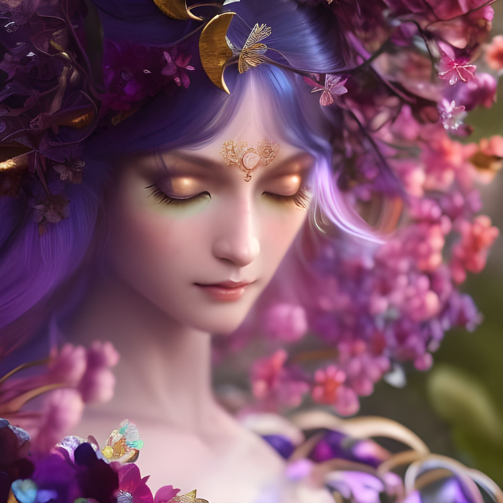 Spring Queen - AI Generated Artwork - NightCafe Creator