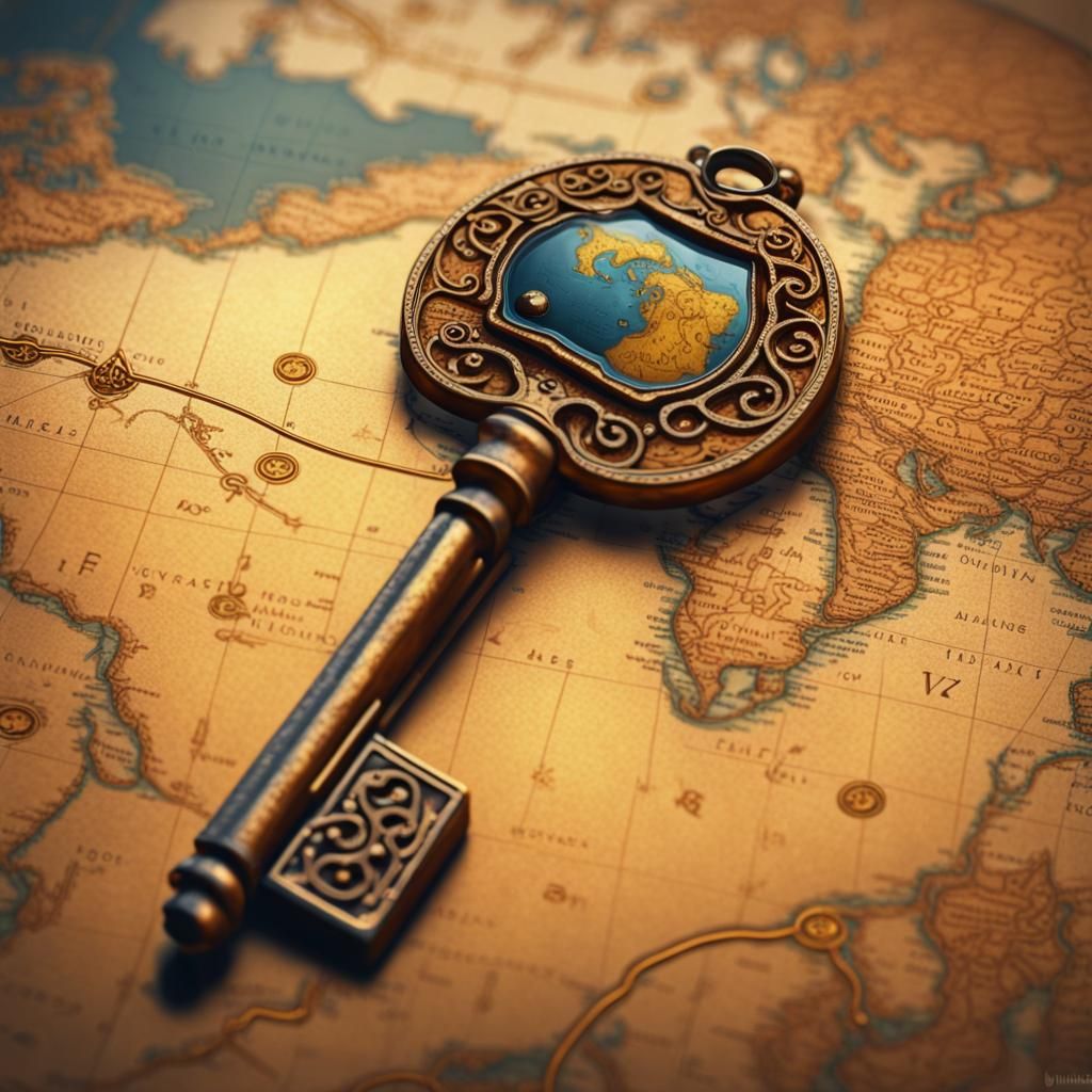 The Key to Atlantis - AI Generated Artwork - NightCafe Creator