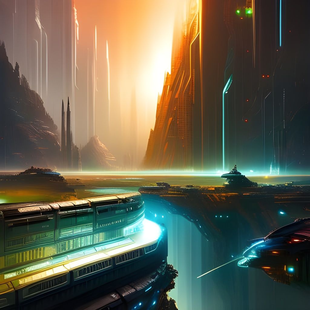 An Alien World - AI Generated Artwork - NightCafe Creator