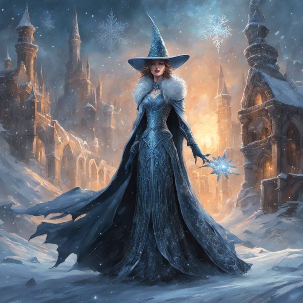 The Ice Witch - AI Generated Artwork - NightCafe Creator