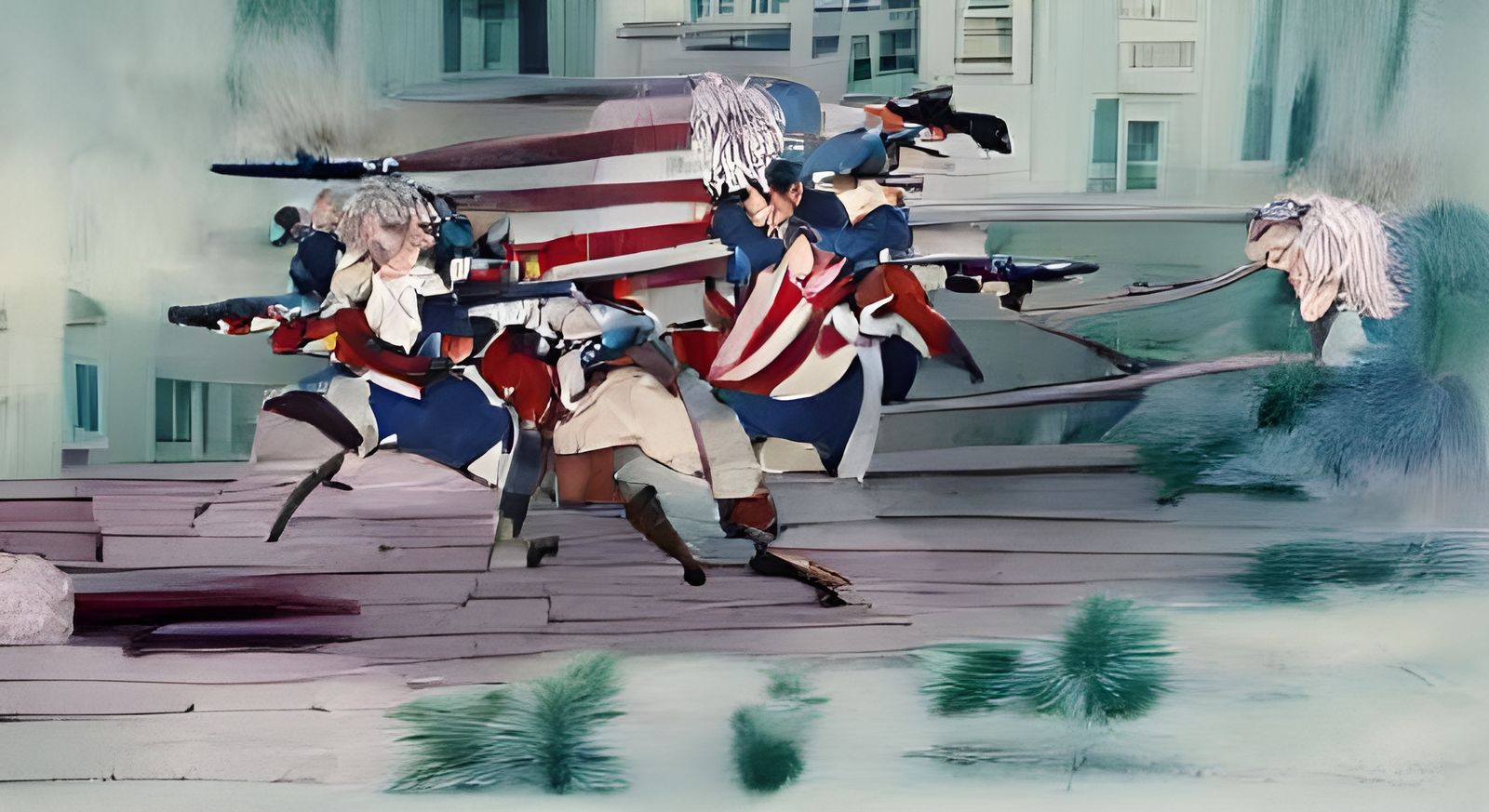 The American Revolution anime action sequence - AI Generated Artwork ...