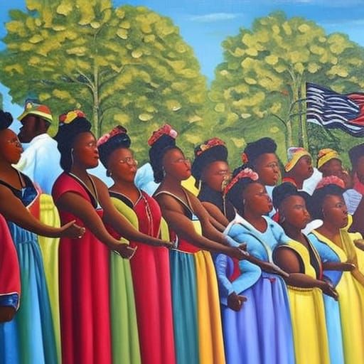 Juneteenth celebration - AI Generated Artwork - NightCafe Creator