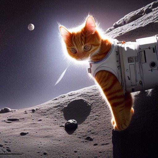 Superpowered Catstronaut - AI Generated Artwork - NightCafe Creator