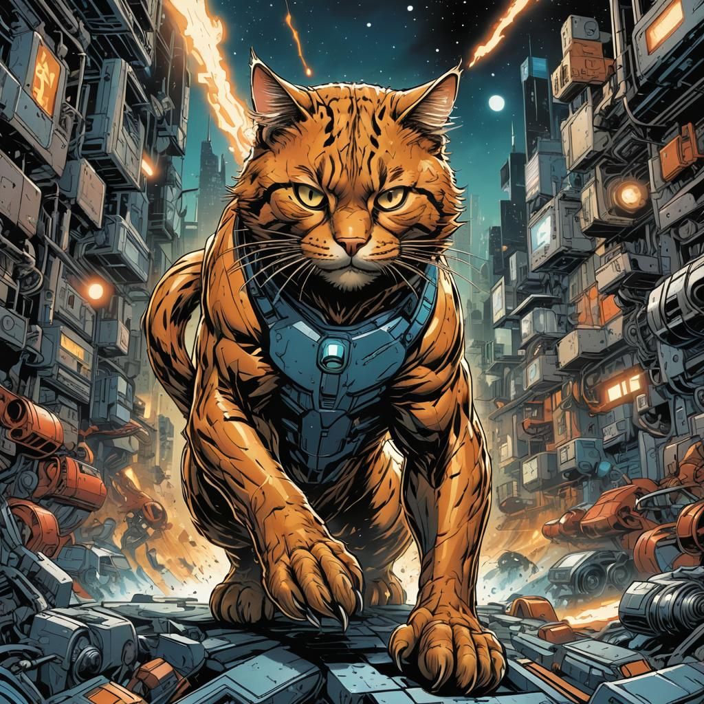 Turbocat - AI Generated Artwork - NightCafe Creator