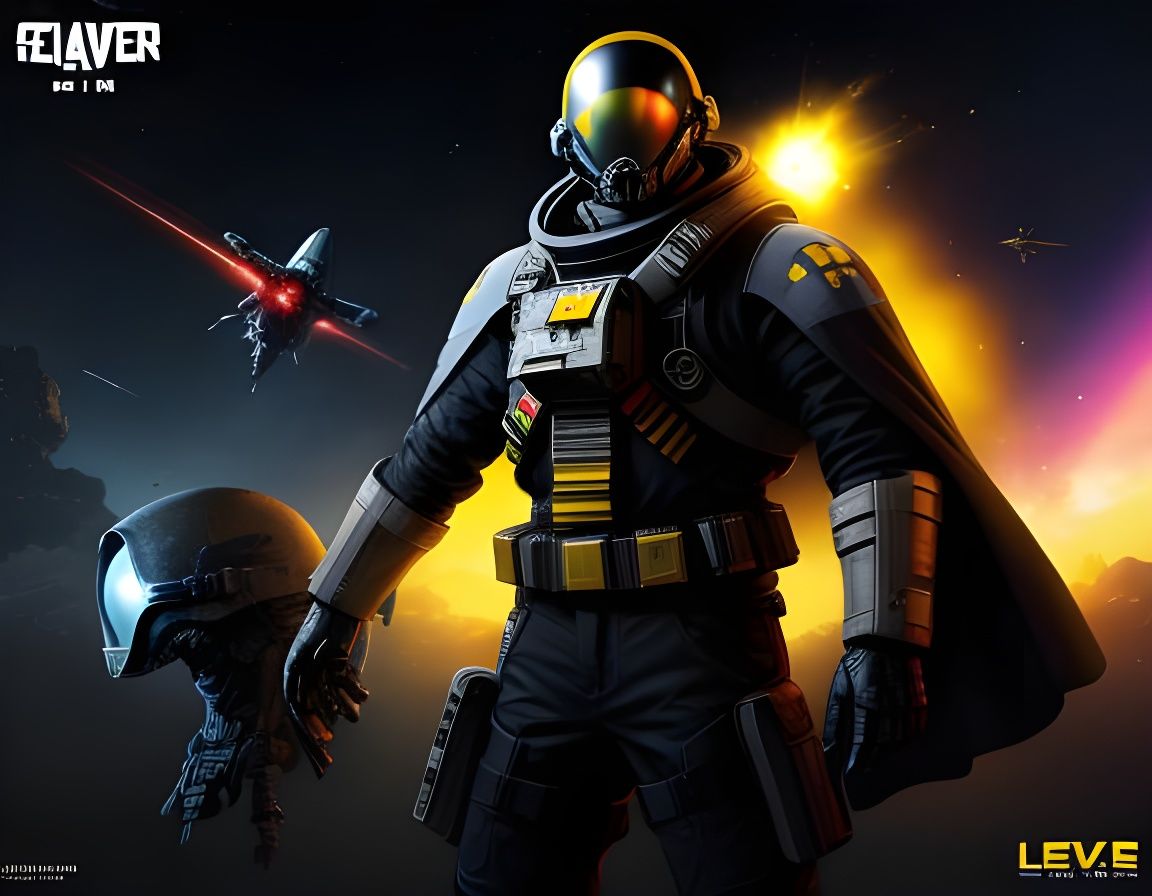 Neon Helldiver - AI Generated Artwork - NightCafe Creator