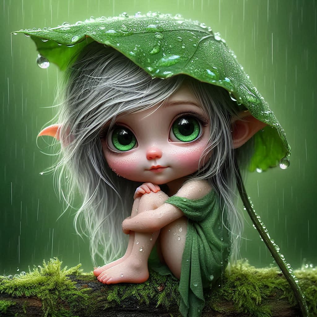 Rain Pixie - AI Generated Artwork - NightCafe Creator