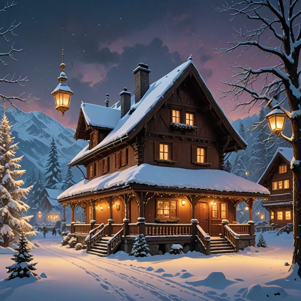 Create AI art capturing the authentic spirit of Christmas in Austria ...