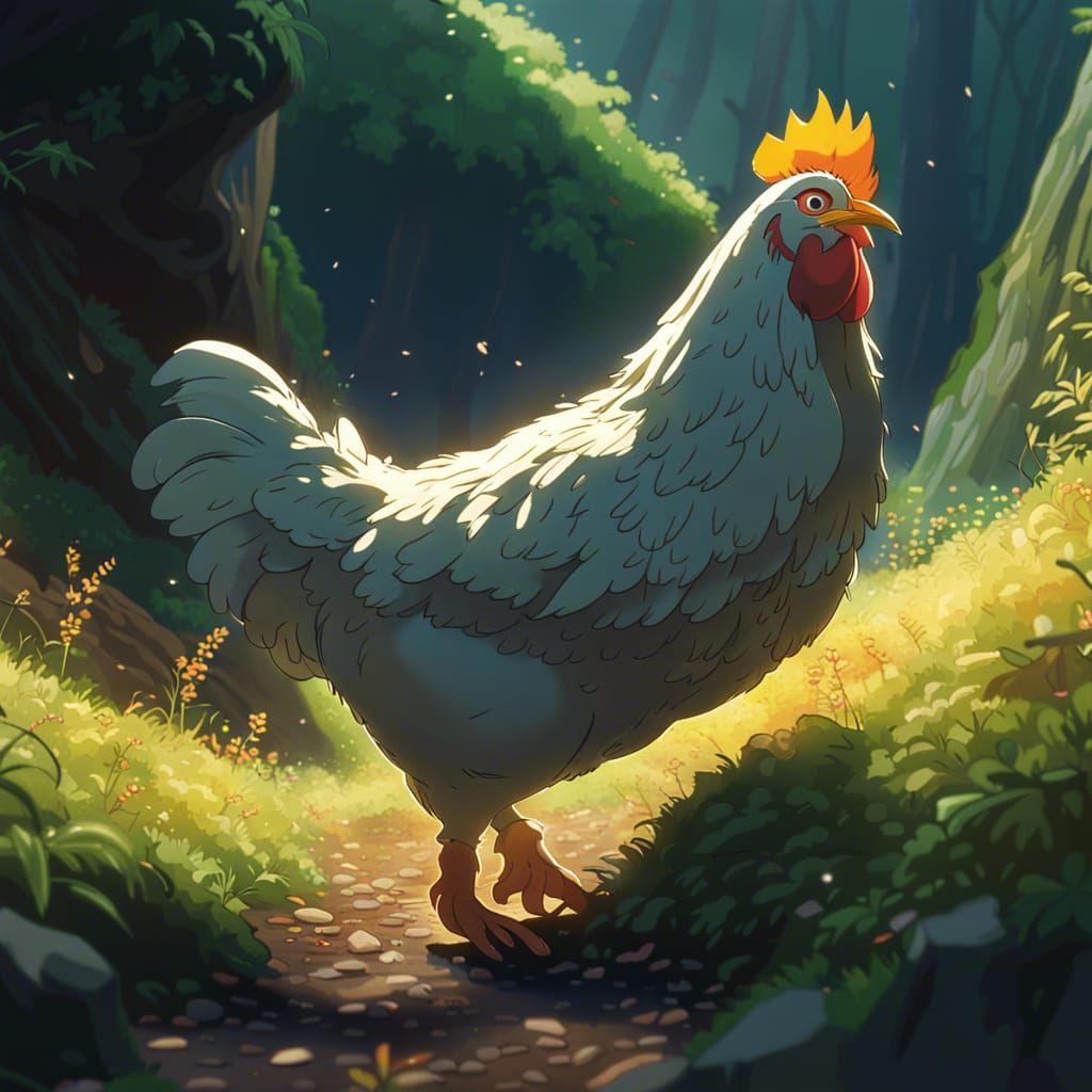 Chicken - AI Generated Artwork - NightCafe Creator