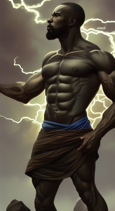 Muscle Man - AI Generated Artwork - NightCafe Creator