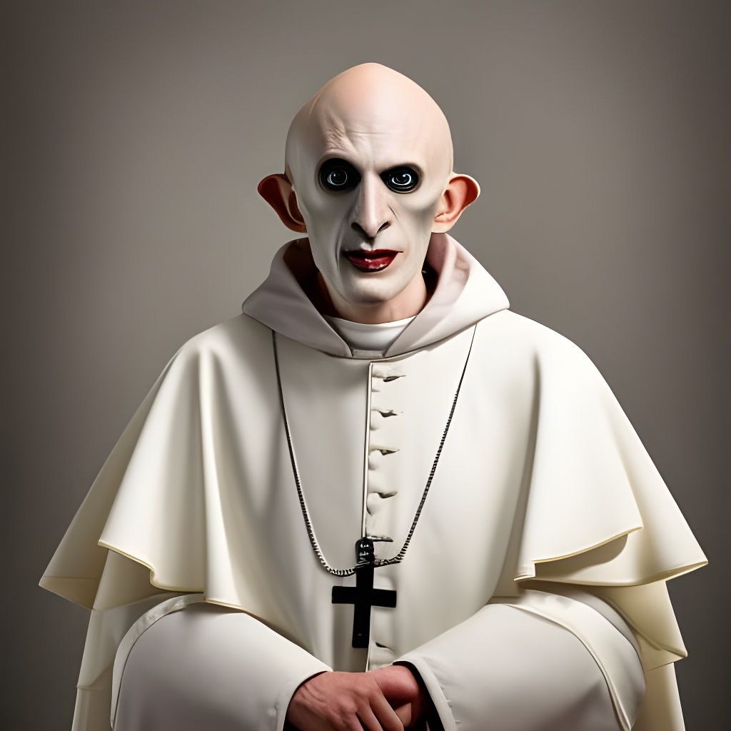 catholic nosferatu - AI Generated Artwork - NightCafe Creator