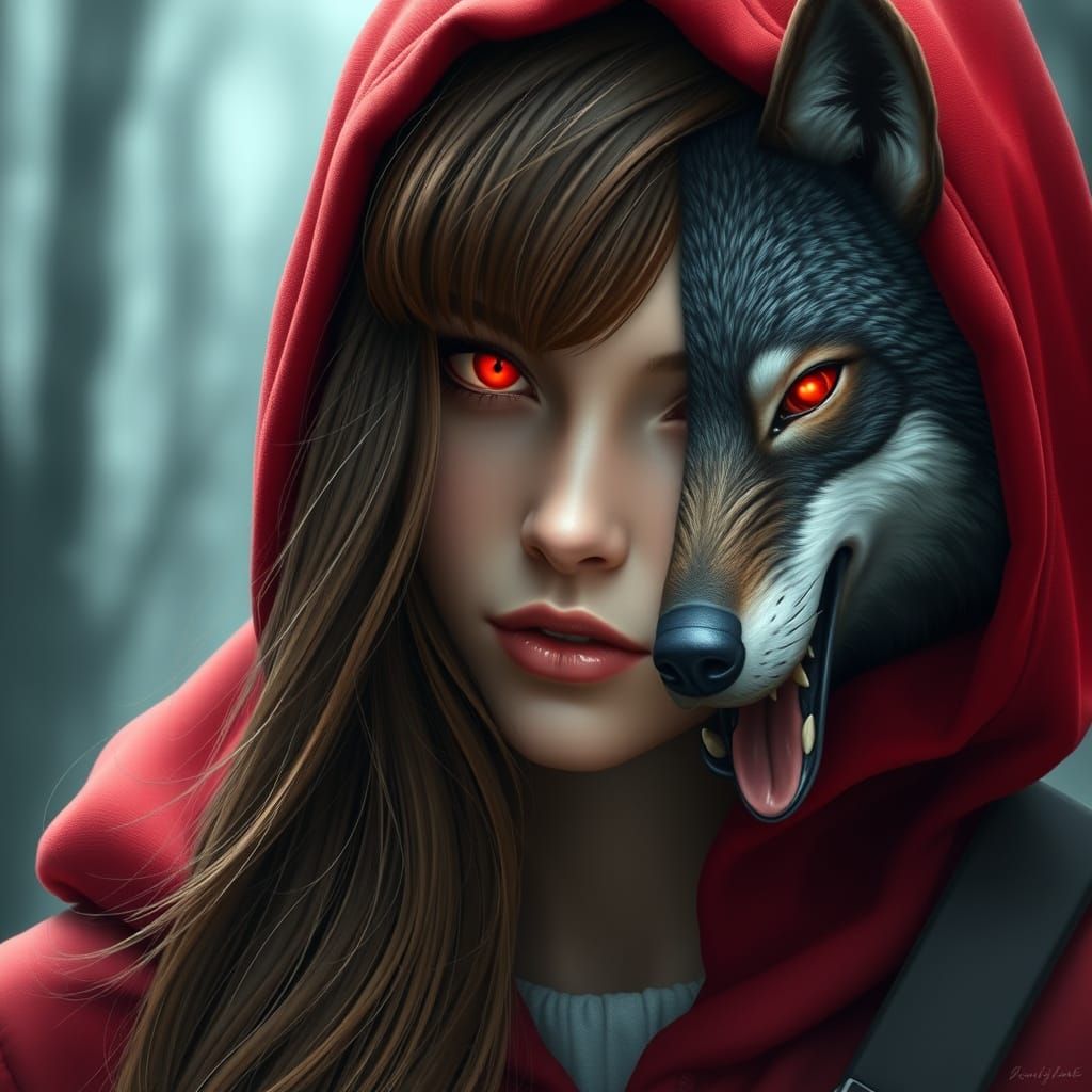 Little Red Riding Hood - Enchanted Little Red Riding Hood in...