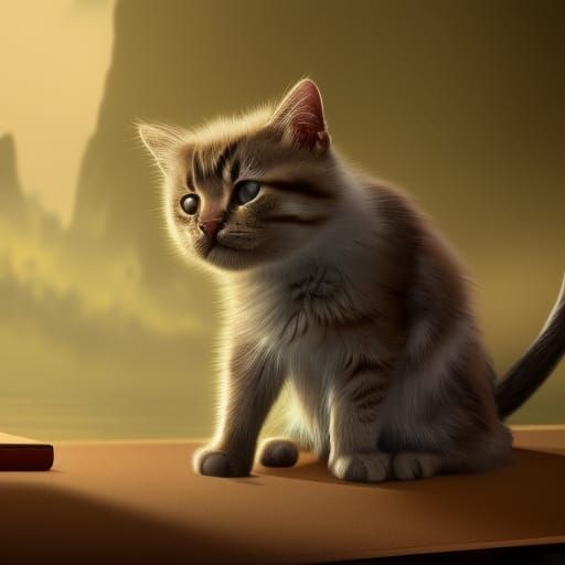Kitten - AI Generated Artwork - NightCafe Creator
