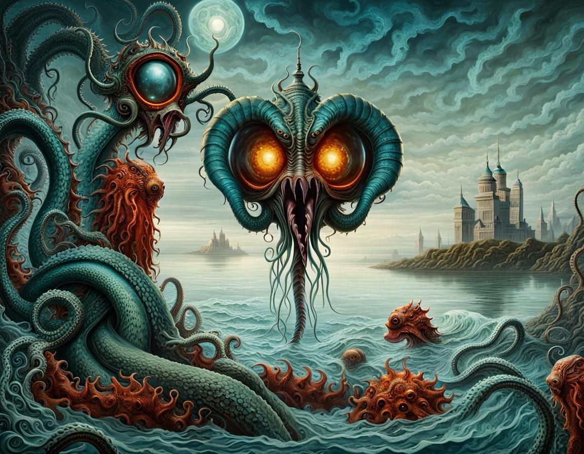 INSANE ASYLUM MONSTER VARIATIONS 7 - AI Generated Artwork - NightCafe ...