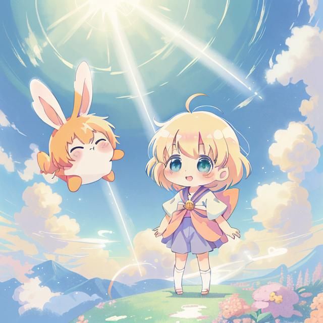 The Two Chibi 's - AI Generated Artwork - NightCafe Creator