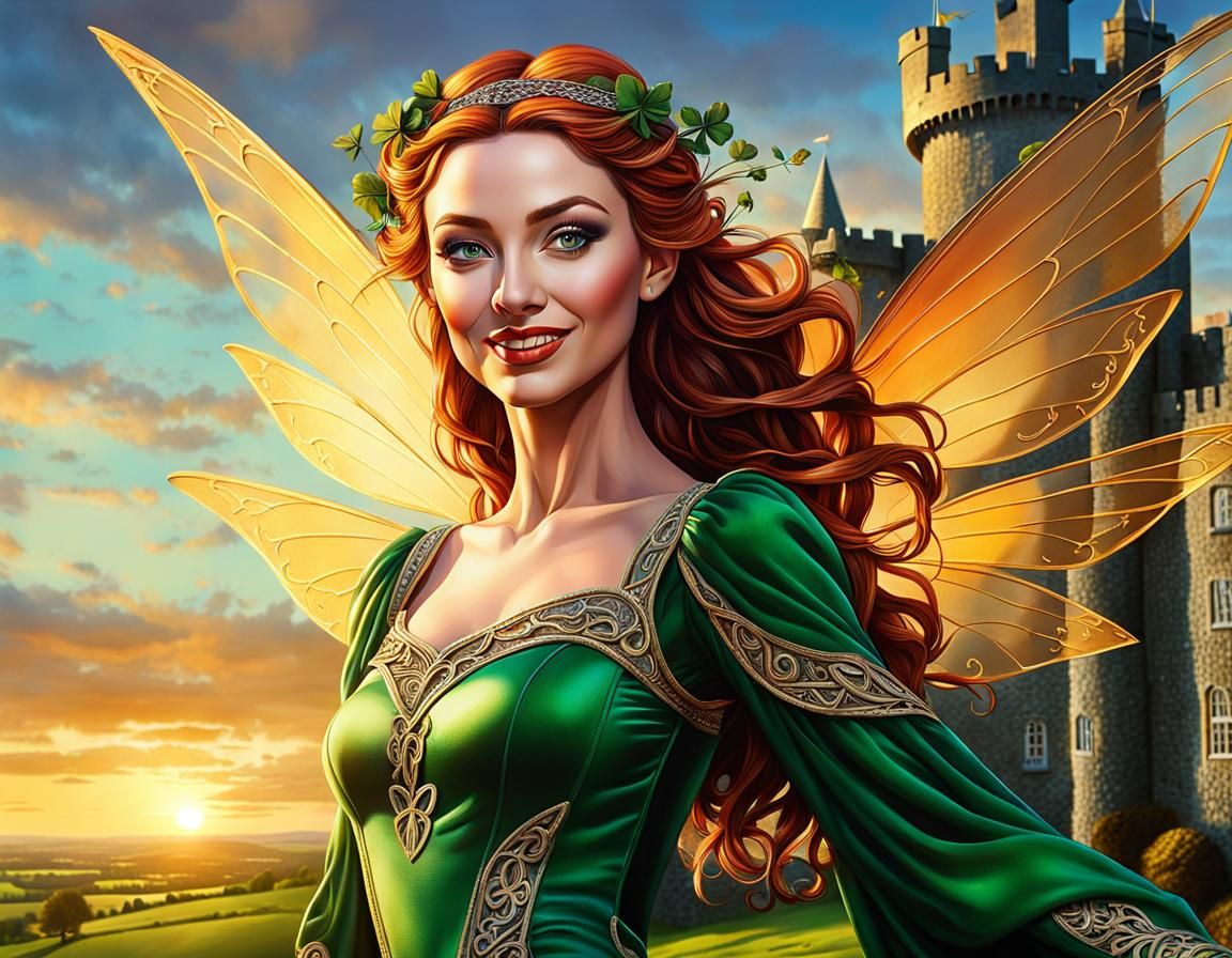 Irish Fairy - AI Generated Artwork - NightCafe Creator