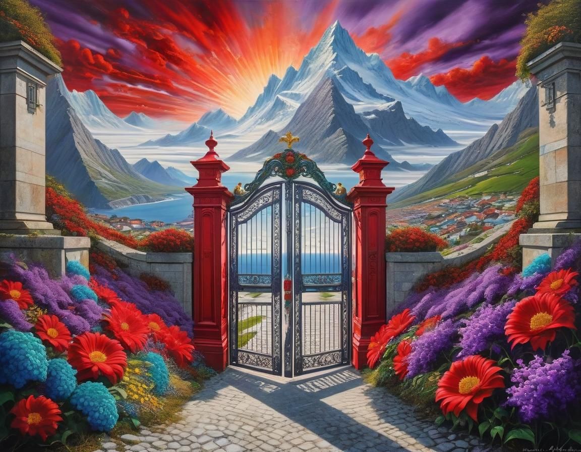 Magic gate to freedom - AI Generated Artwork - NightCafe Creator