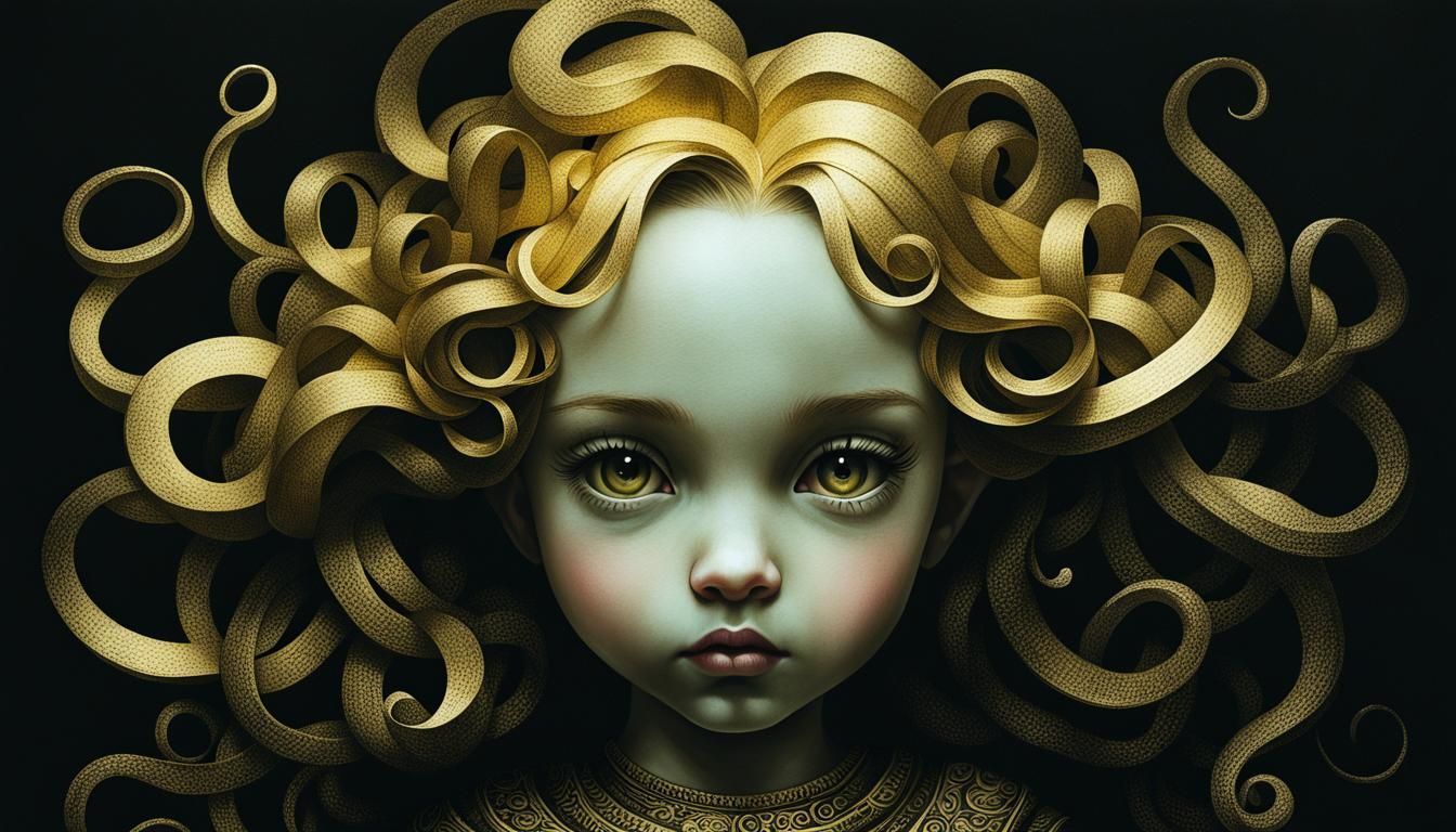 Medusa Girl - AI Generated Artwork - NightCafe Creator