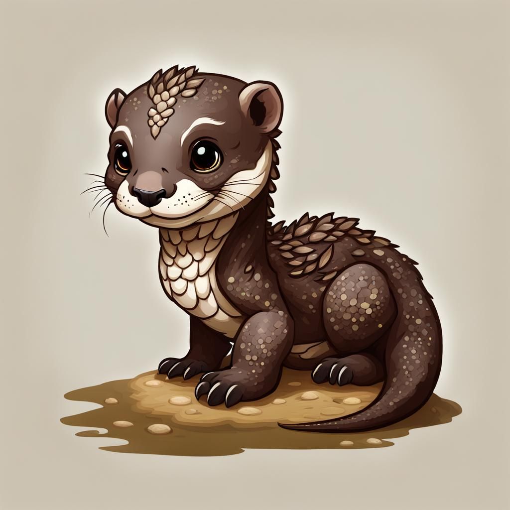 otter-baby dragon - otter-baby dragon
