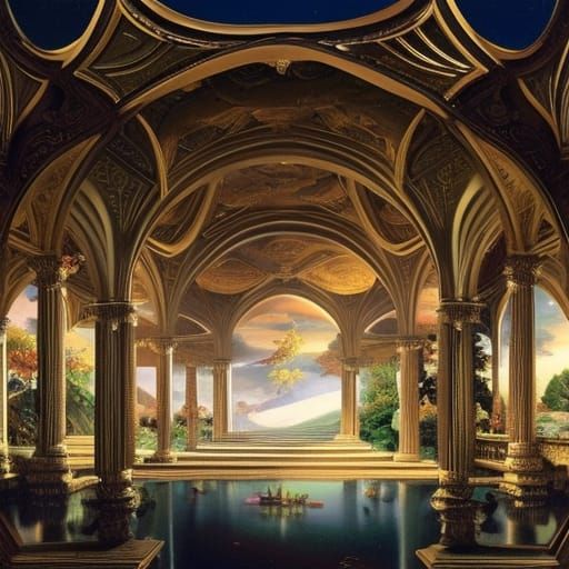 Imaginary Place II - AI Generated Artwork - NightCafe Creator