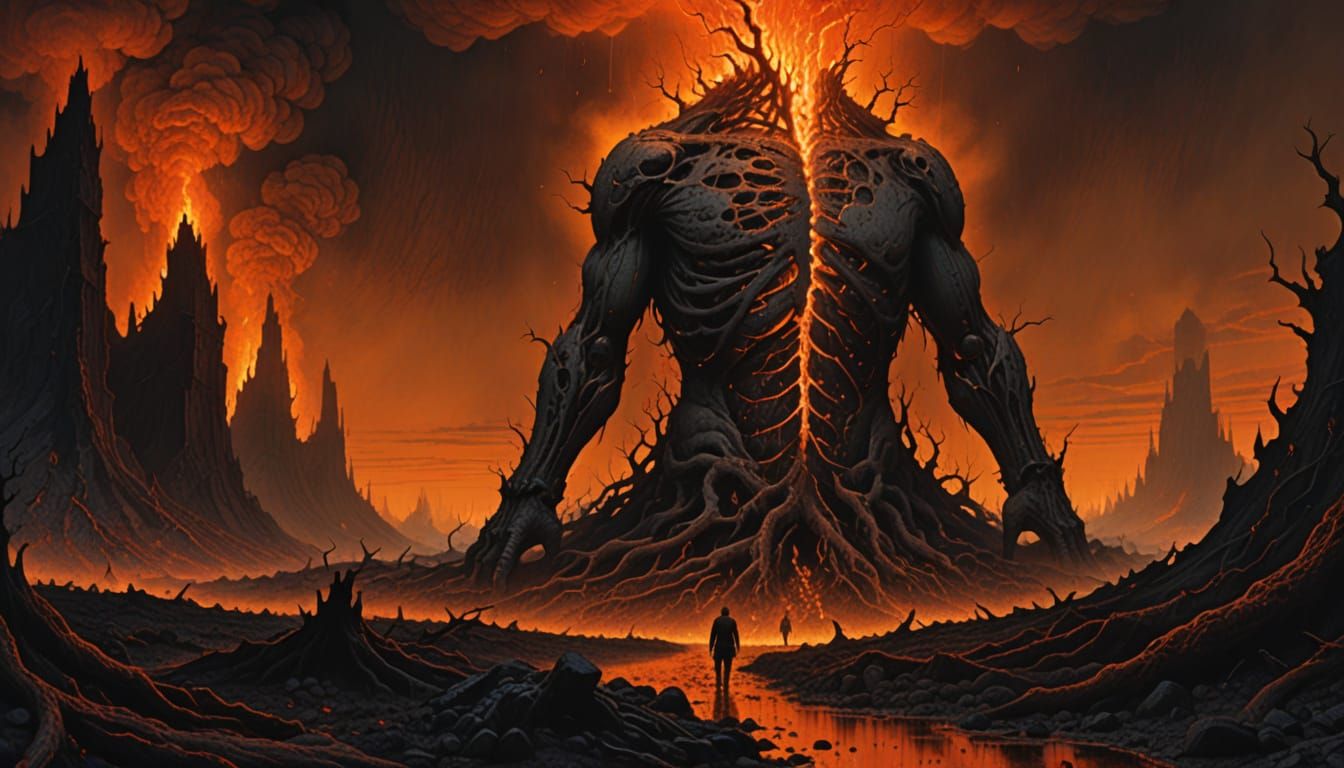 Surrealist Biomechanical Masterpiece: Hand Erupts ... - AI Art