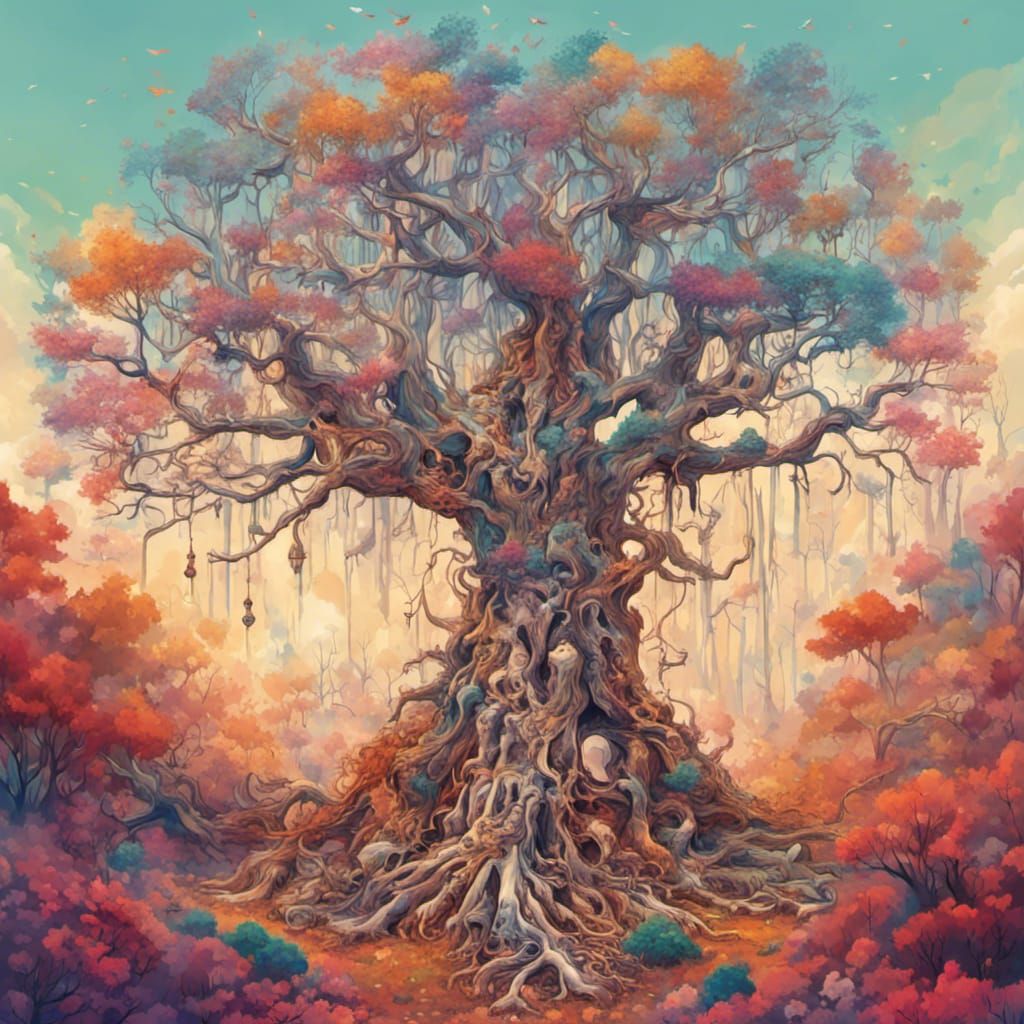 Tree - AI Generated Artwork - NightCafe Creator
