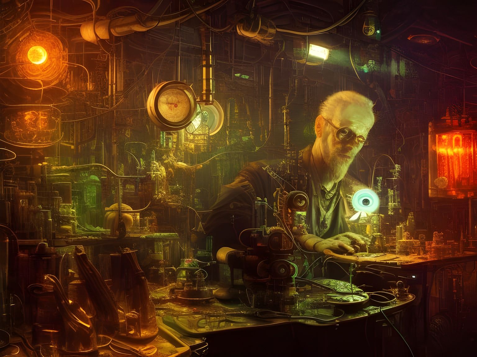 the lab - AI Generated Artwork - NightCafe Creator