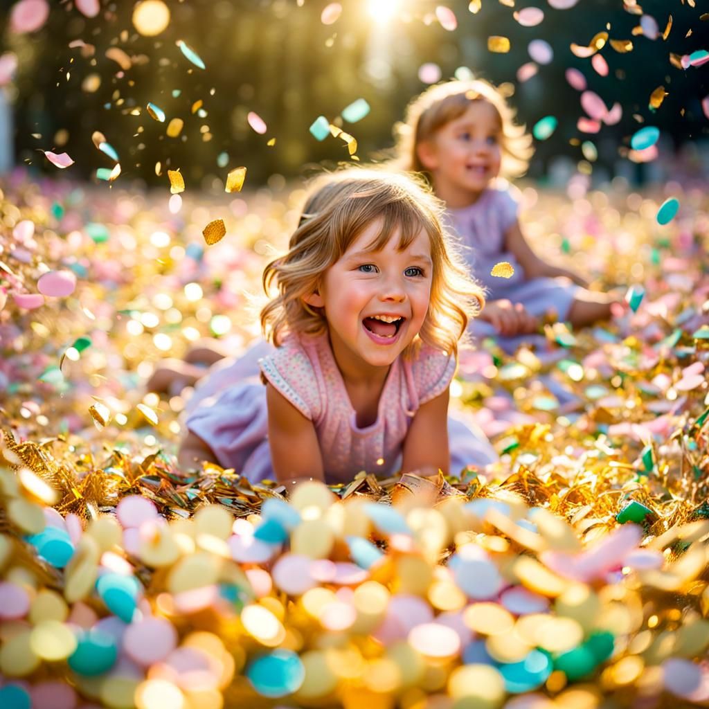 Confetti Fun - AI Generated Artwork - NightCafe Creator