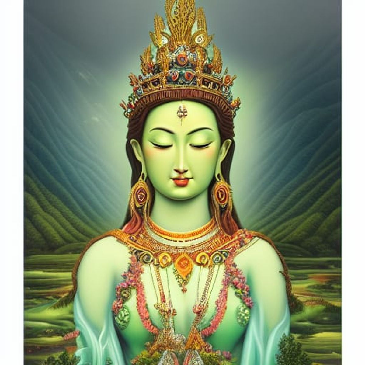 Beautiful misty mountain landscape, ultra detailed, intricate super ...