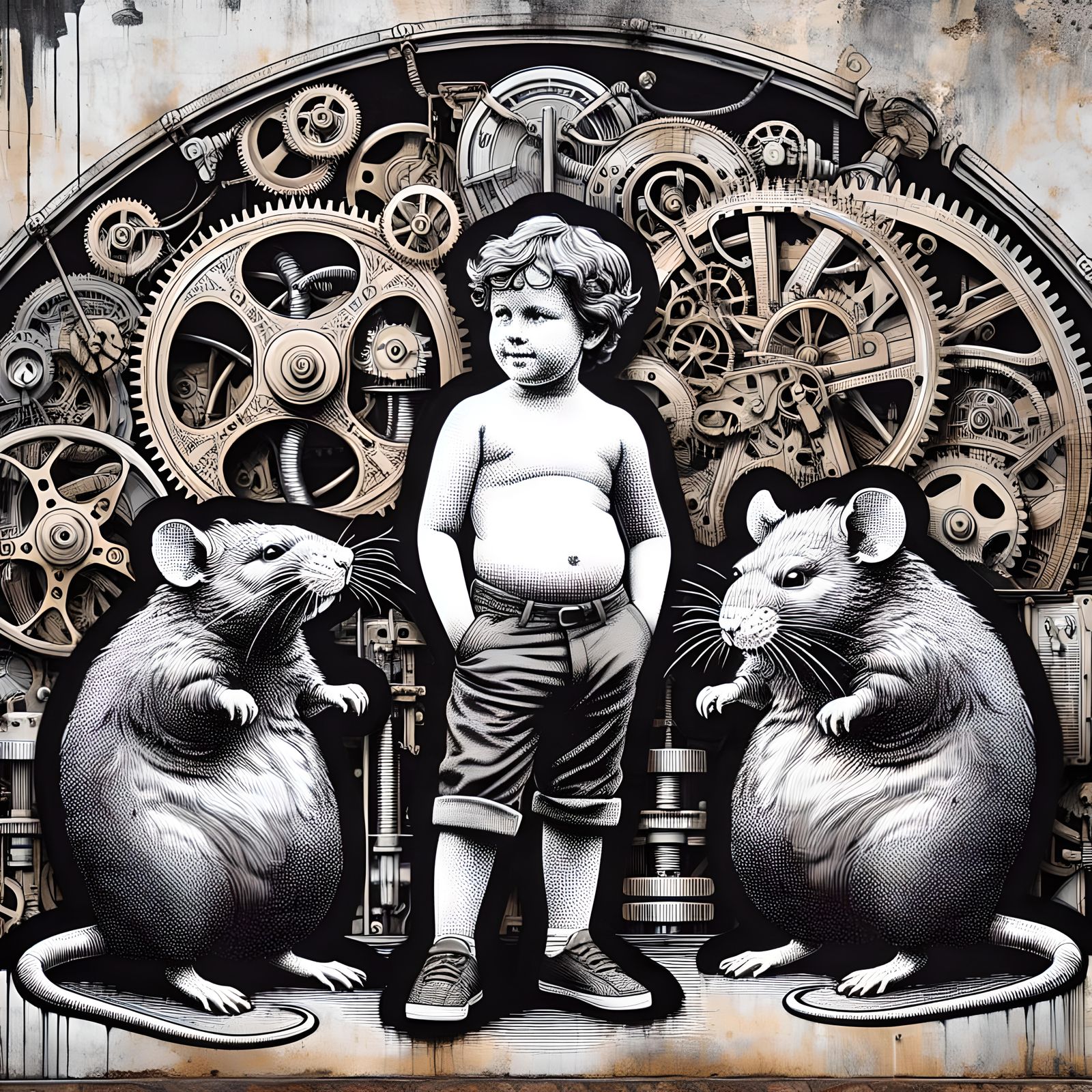 Fat Rats - AI Generated Artwork - NightCafe Creator