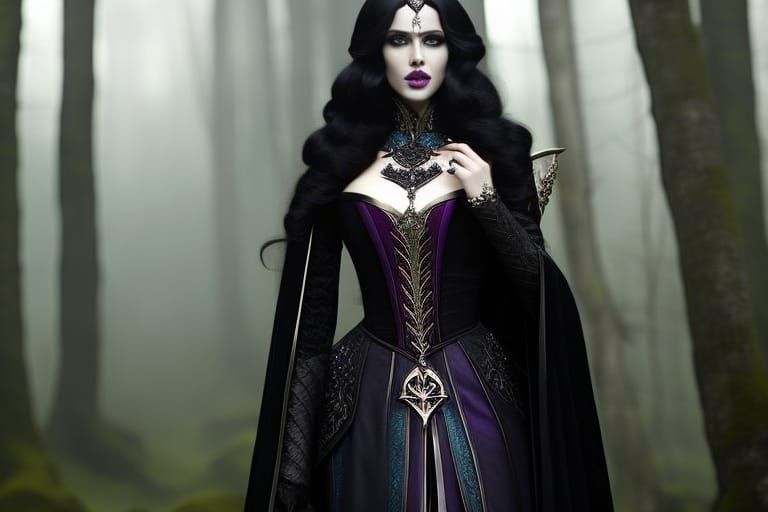 An magnificent vampire woman - AI Generated Artwork - NightCafe Creator