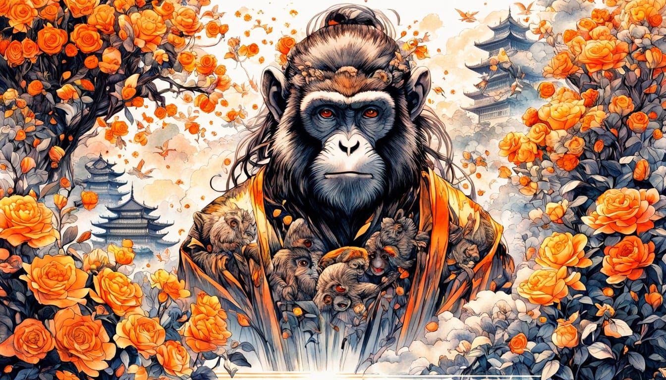 Chinese Zodiacal Sign #8 : Monkey - Breathtaking Asian Monke...